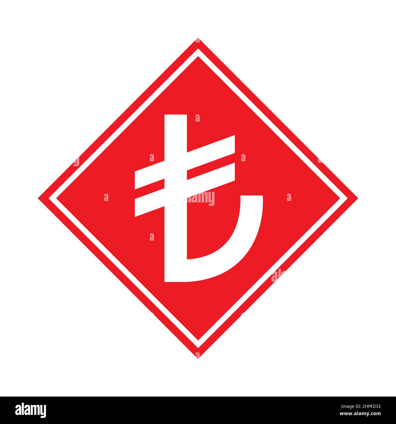 Turkish lira money icon, tl financial business sign, cash economy ...