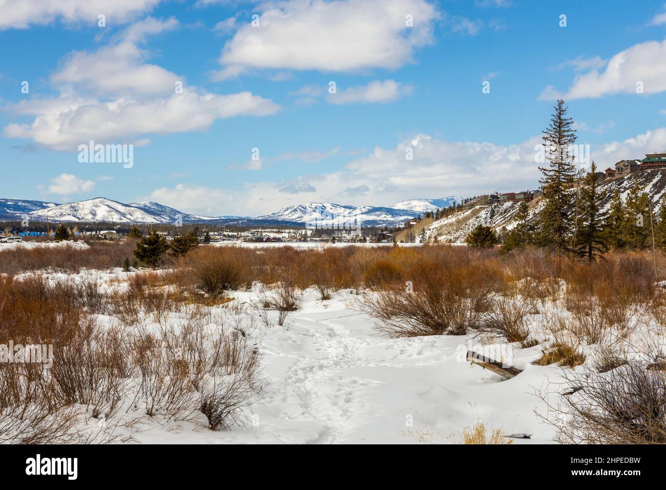 The Natural Beauty of Winter in Fraser, Colorado. Fraser River Trail ...
