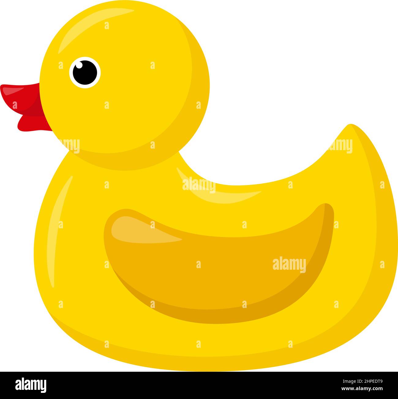 Rubber duck, kid toy, vector illustration Stock Vector Image & Art - Alamy