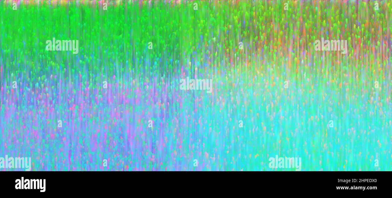 An abstract neon glitch art texture background image Stock Photo - Alamy