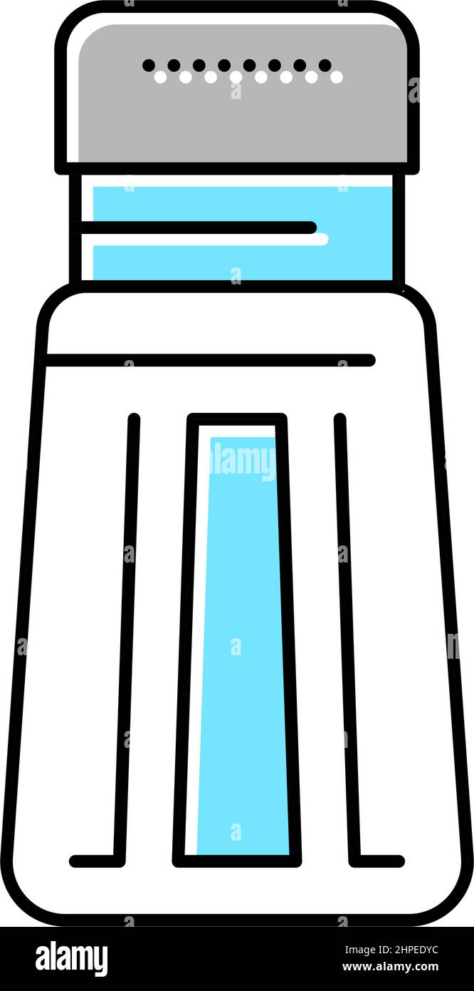 salt bottle color icon vector illustration Stock Vector Image & Art - Alamy