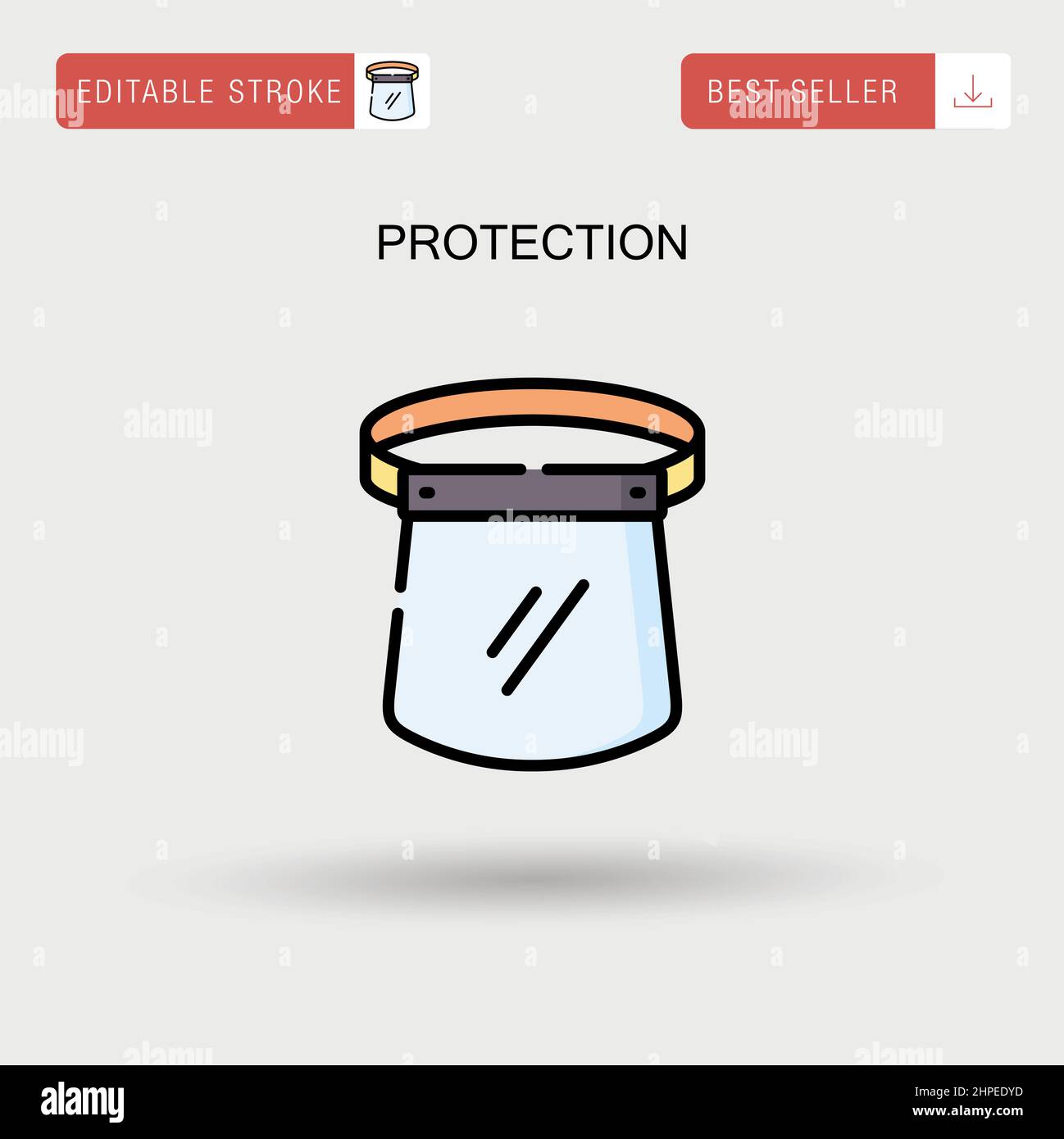 Protection Simple vector icon Stock Vector Image & Art - Alamy
