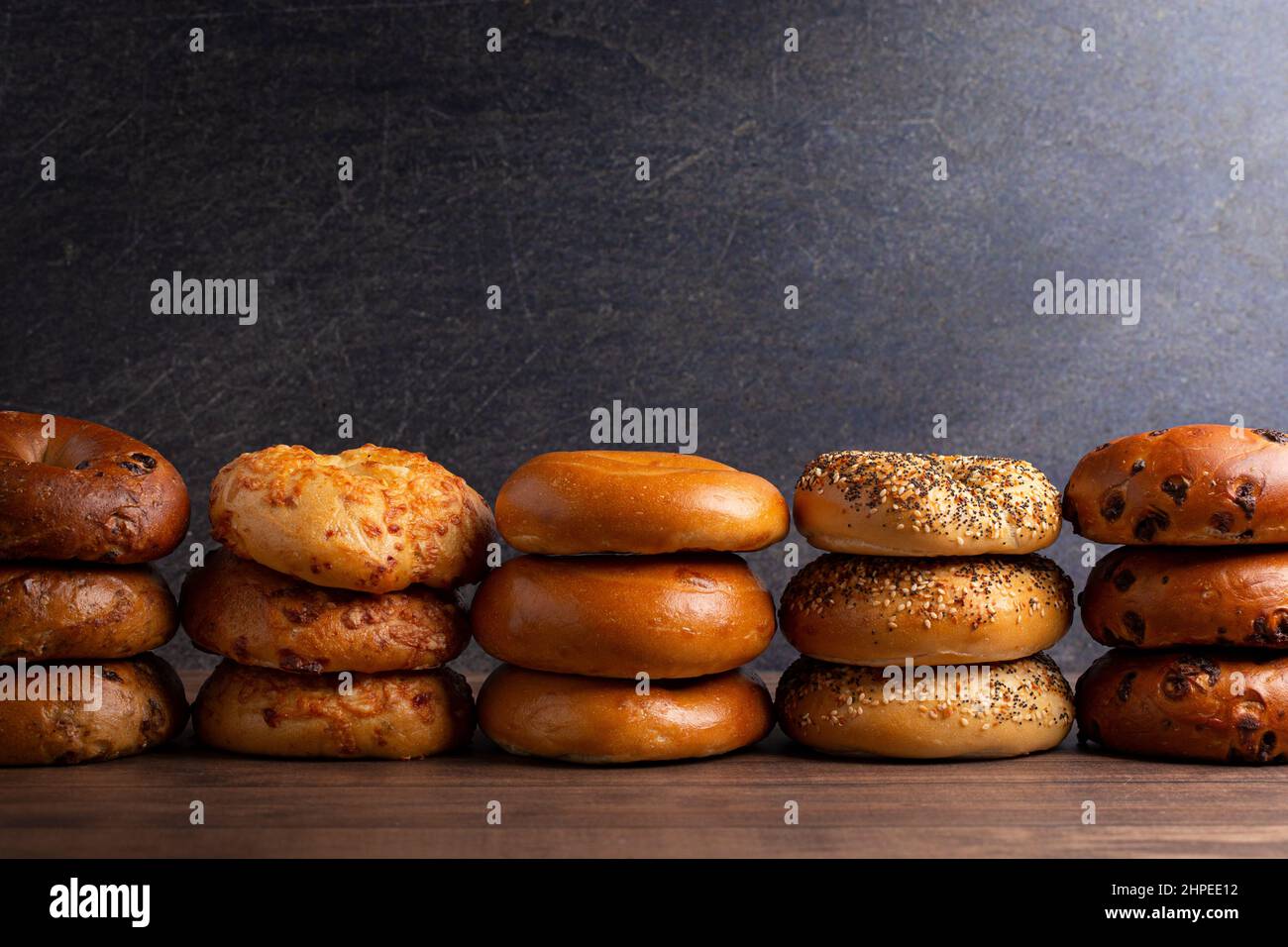 Bagel selection counter hi-res stock photography and images - Alamy