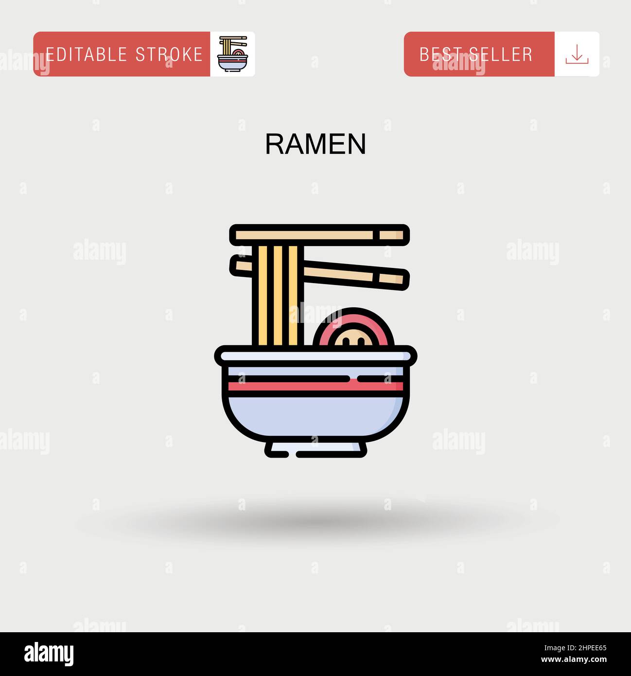 Noodle shop Stock Vector Images - Alamy