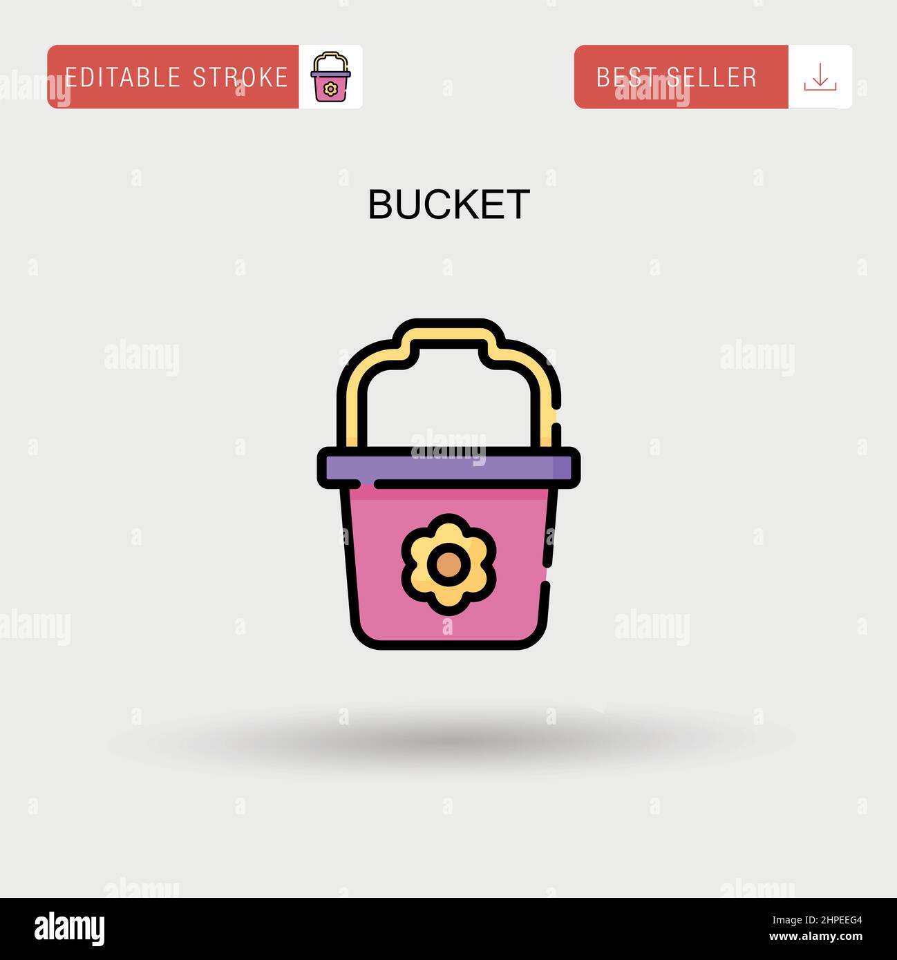 Pail water Stock Vector Images - Alamy