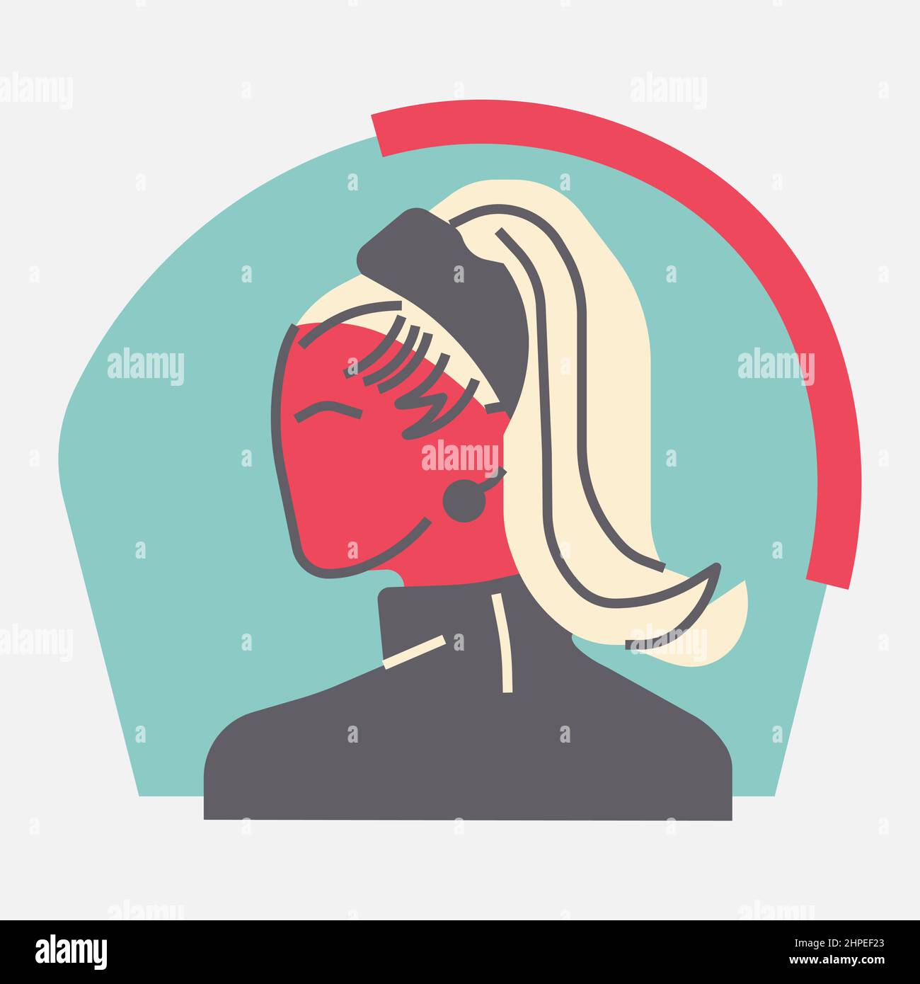 Blonde Female Avatar Icon