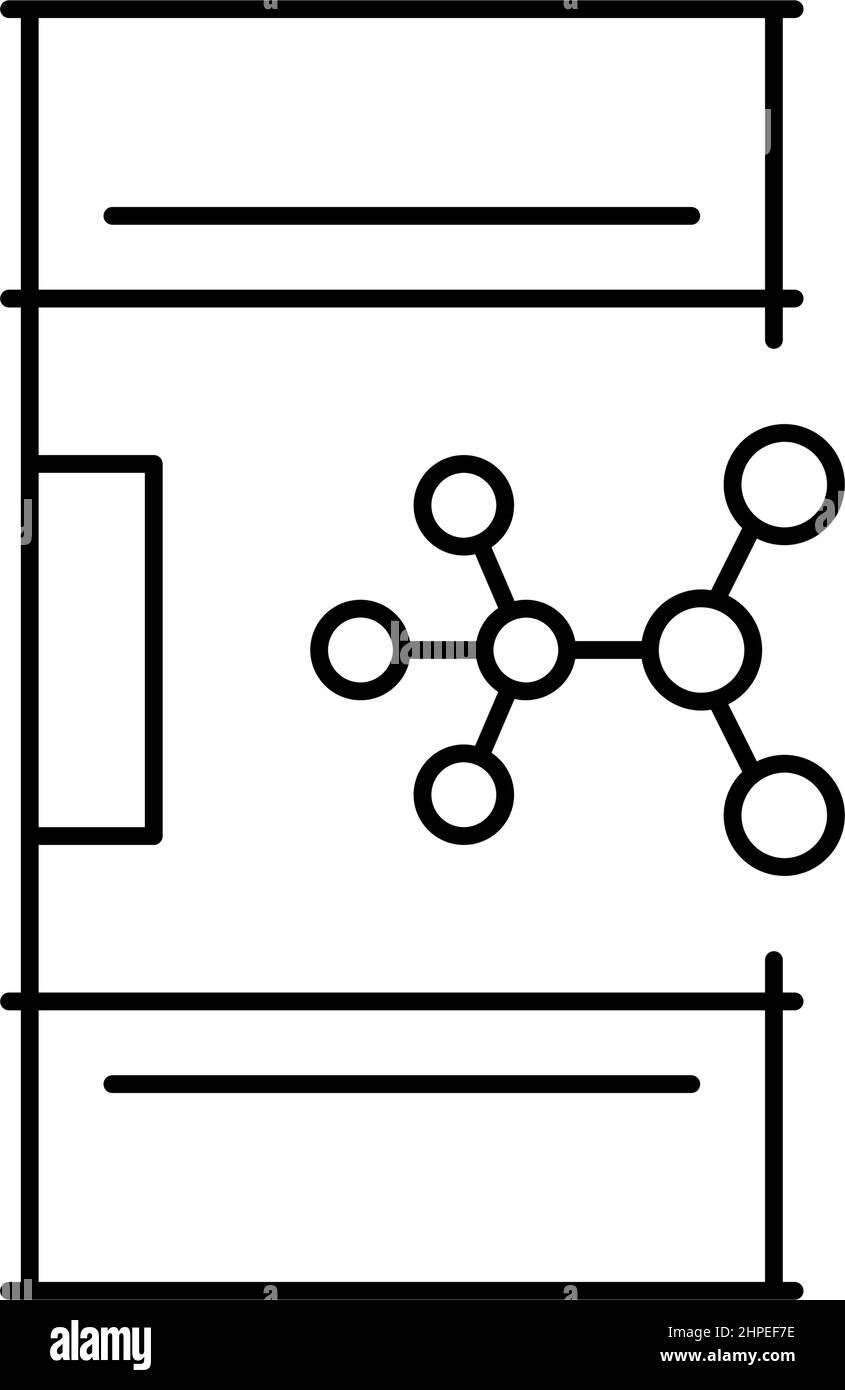 nitromethane barrel line icon vector illustration Stock Vector Image ...