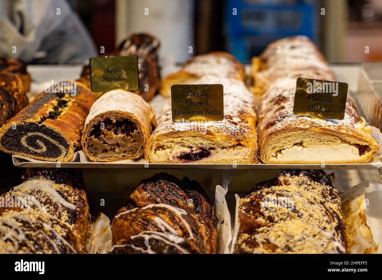 Oriental Arabic Turkish Sweets and dessert at the market Stock Photo ...
