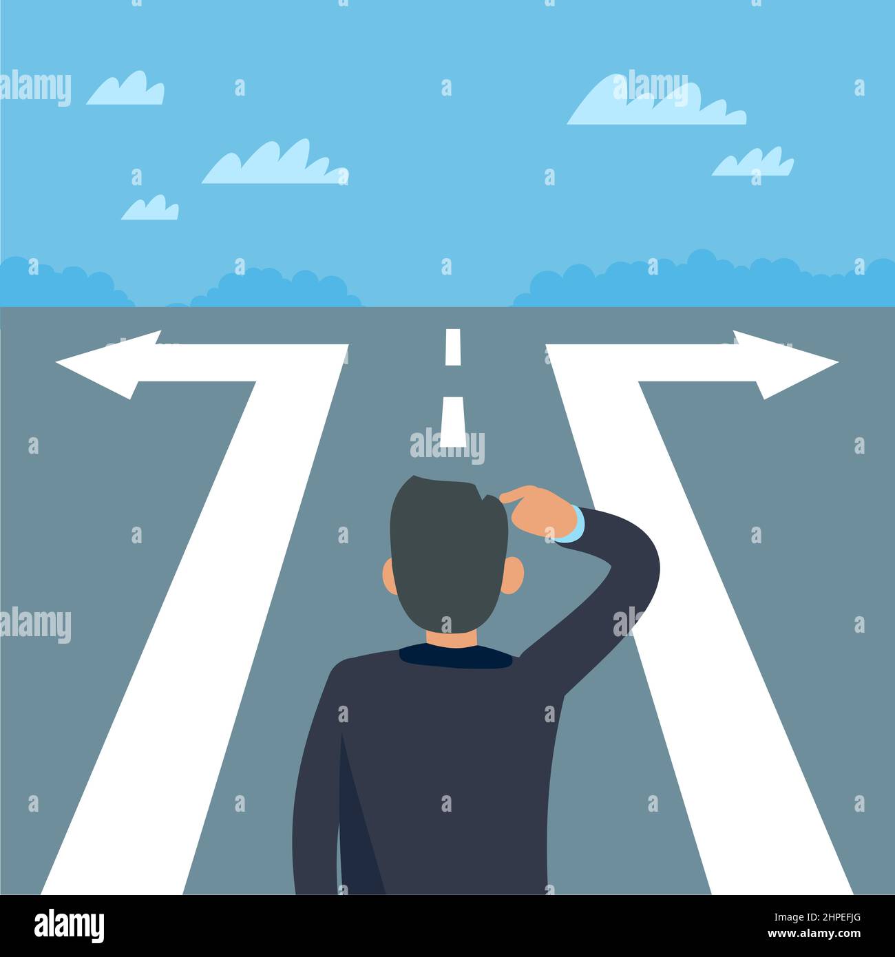 Wrong path Stock Vector Images - Alamy