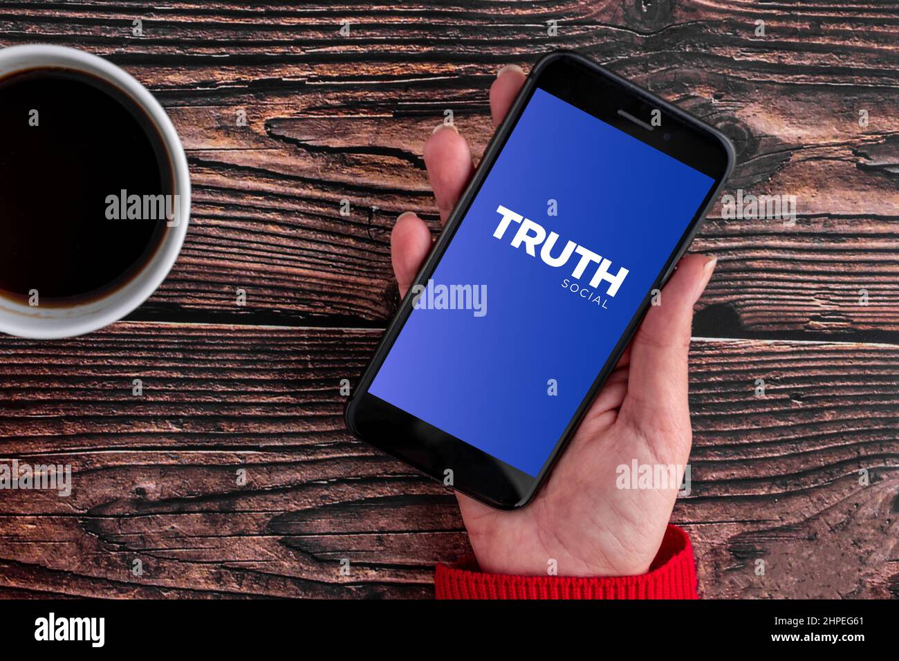 Truth social logo hi-res stock photography and images - Alamy