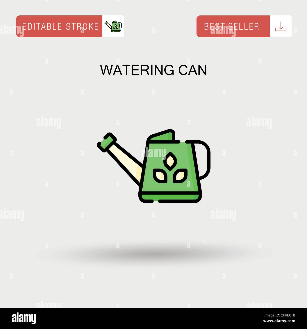 Watering can vector illustration Stock Vector Images - Alamy