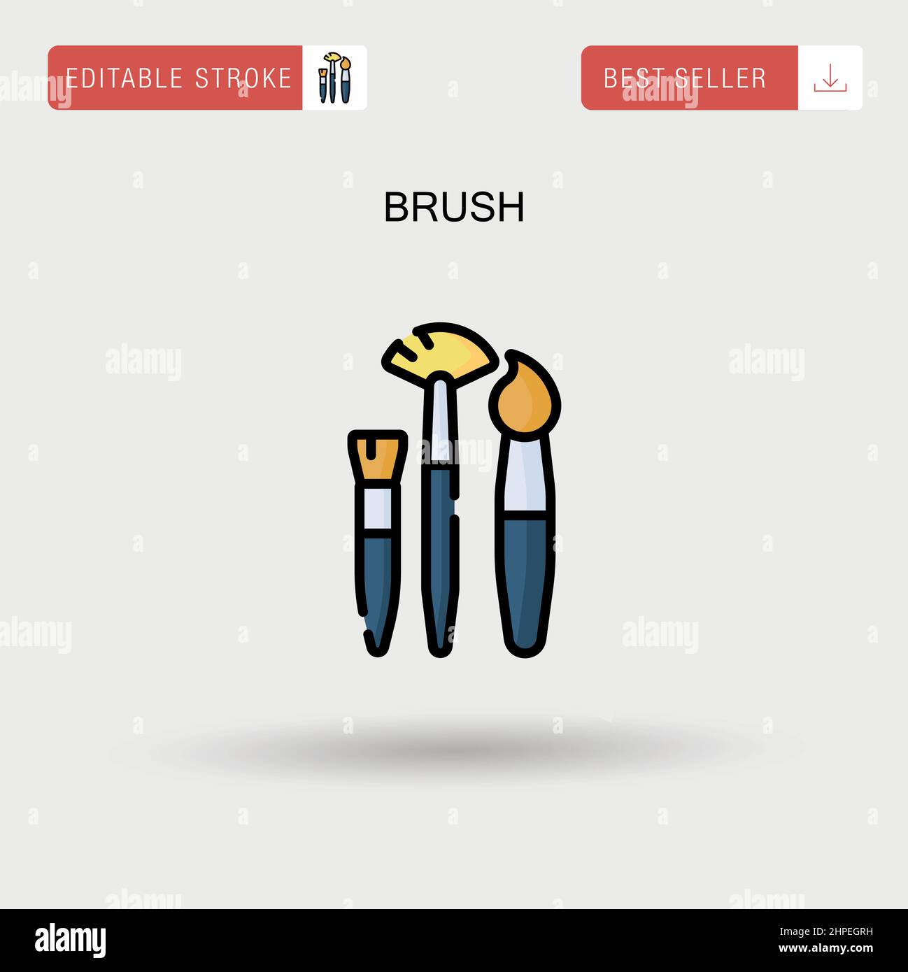 Brush texture Stock Vector Images - Alamy