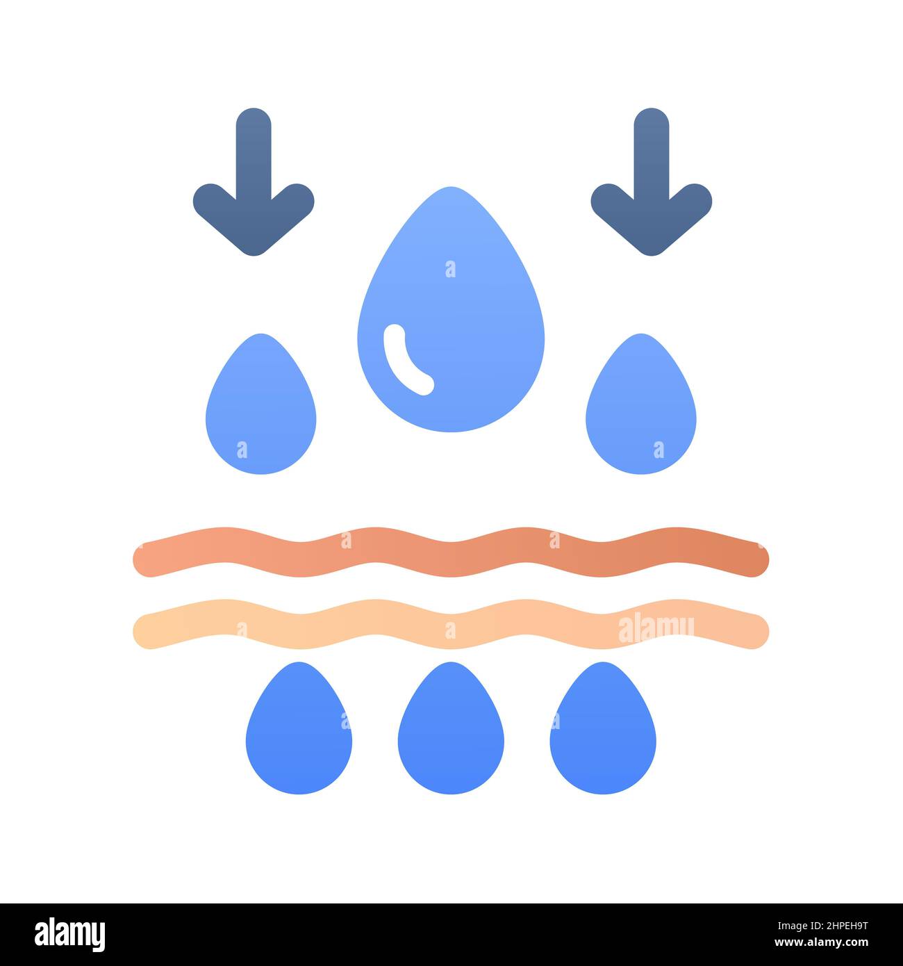 hydrated skin hydration moisturiser skincare beauty single isolated ...