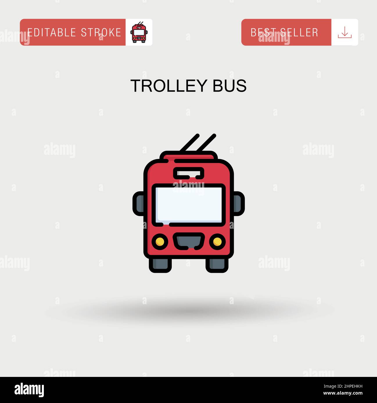 Icon bus transport Stock Vector Images - Alamy