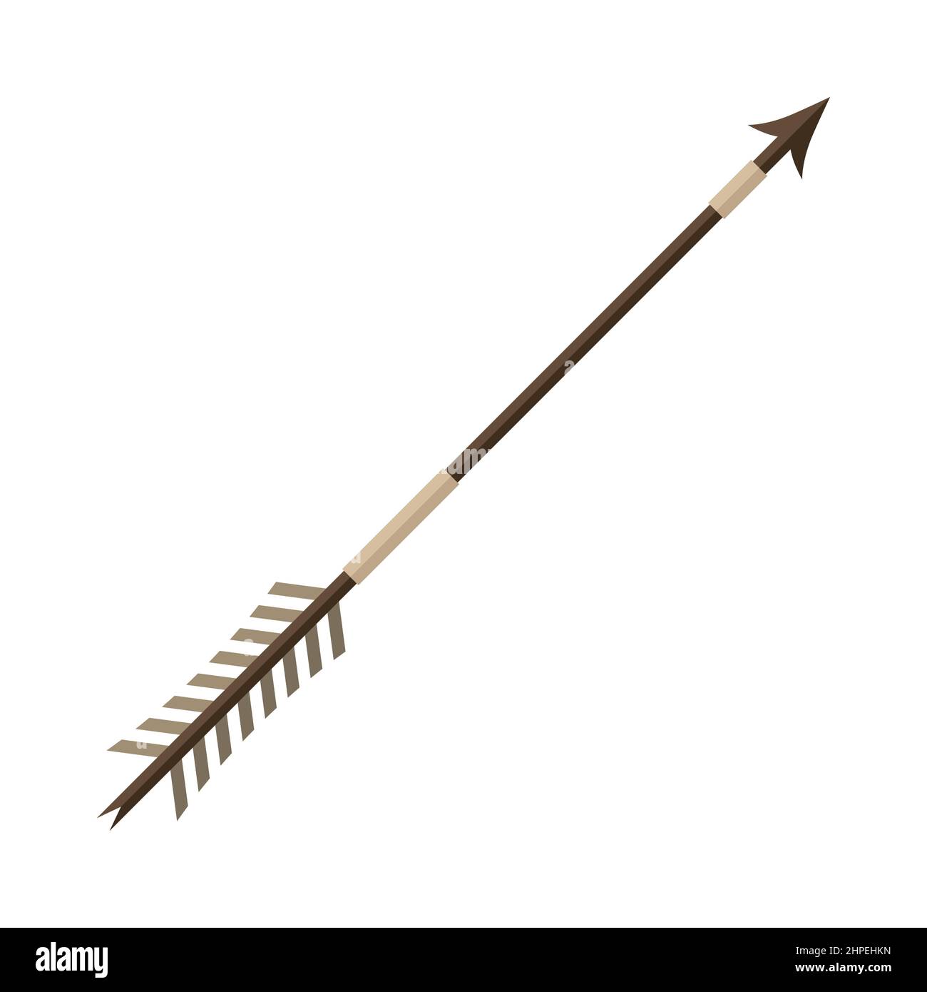 Illustration of american indians arrow. Ethnic image in native style ...