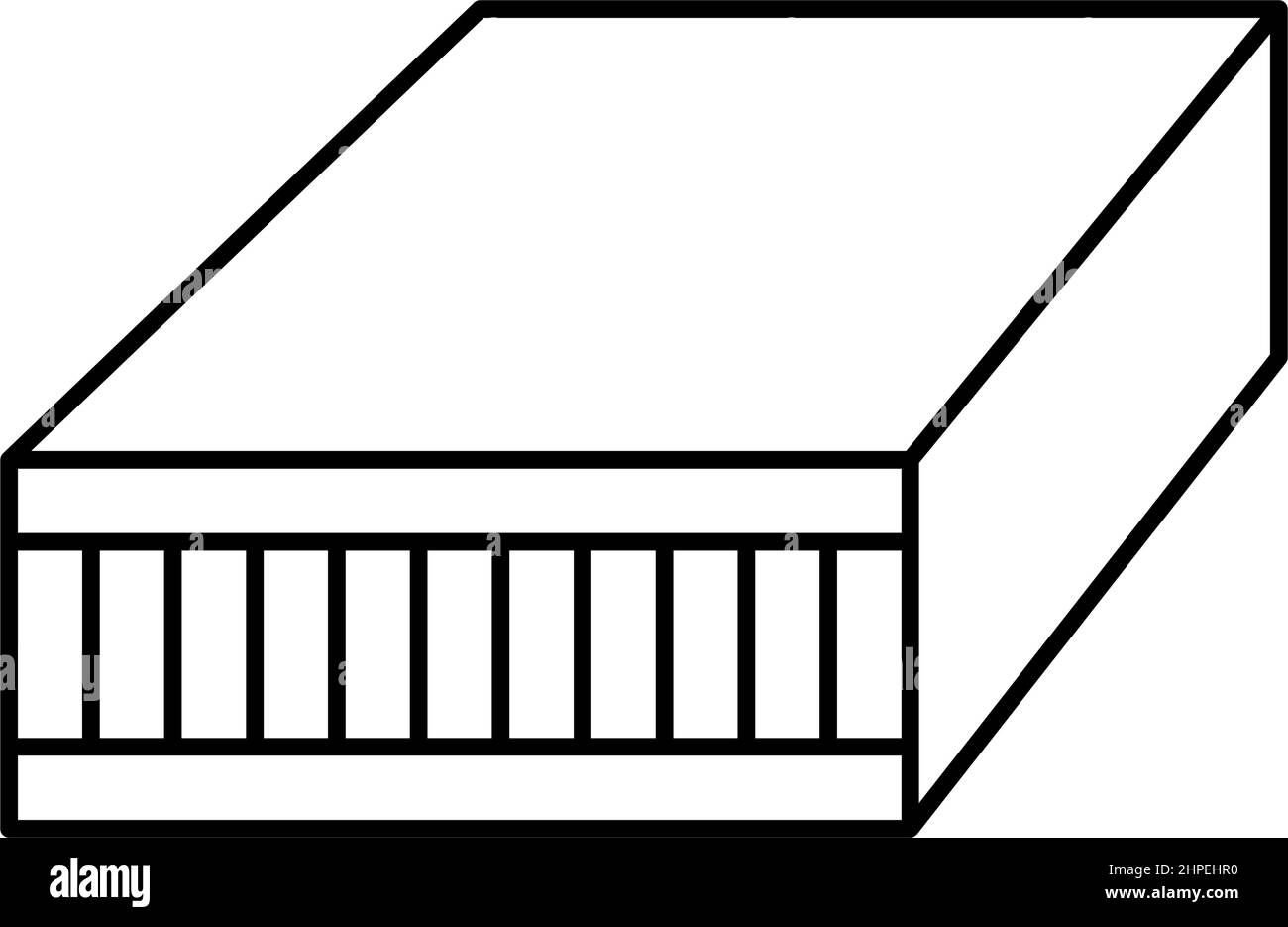 block board line icon vector illustration Stock Vector Image & Art - Alamy