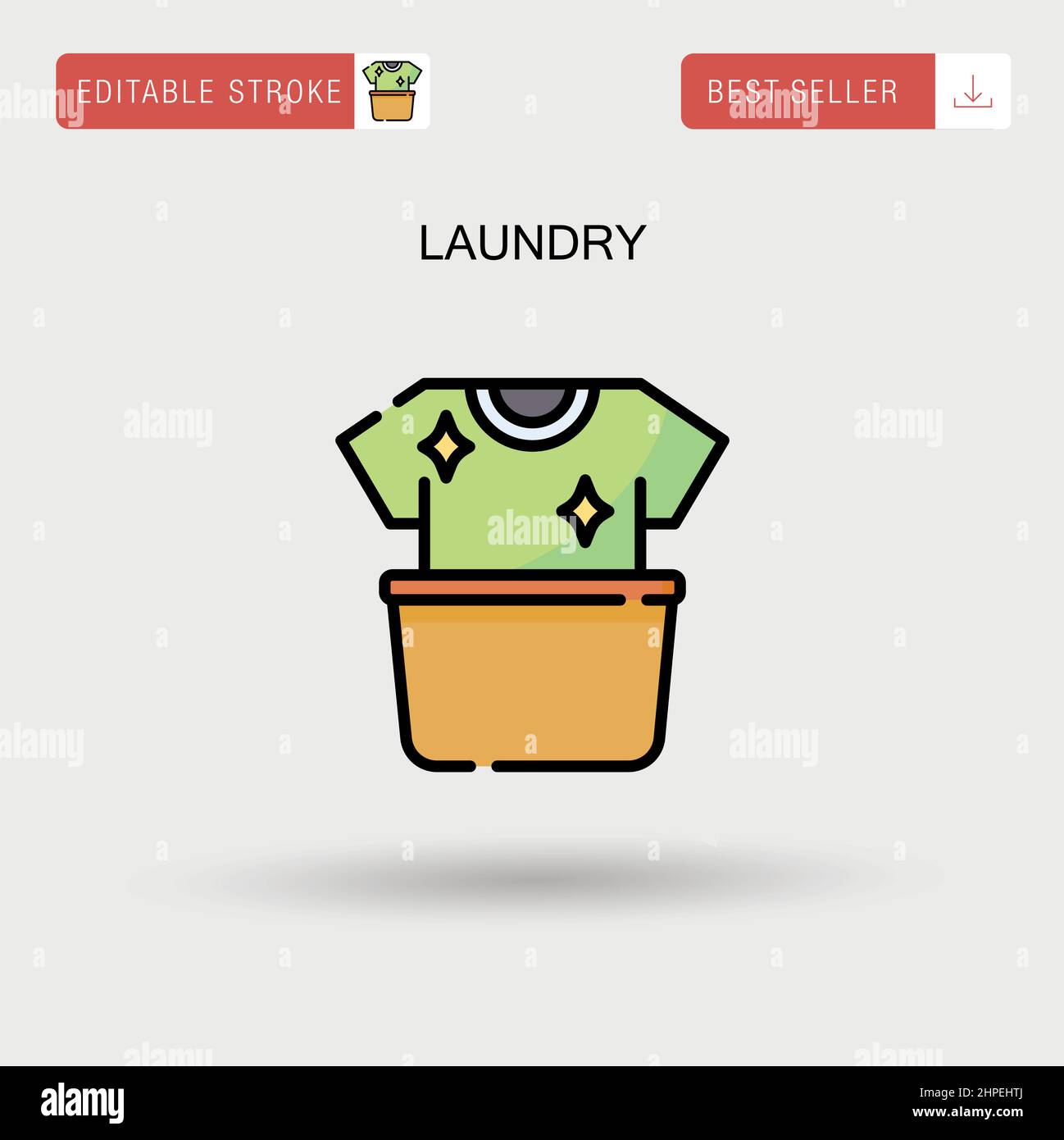 Laundry Simple vector icon Stock Vector Image & Art - Alamy