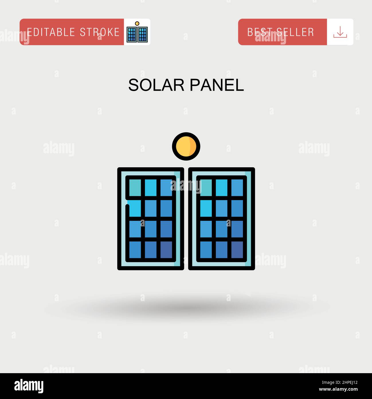 Solar panel industry Stock Vector Images - Alamy