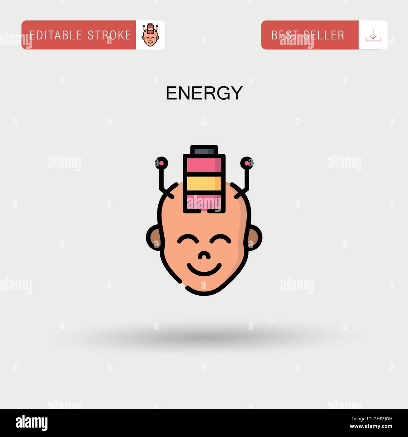 Energy Simple vector icon Stock Vector Image & Art - Alamy