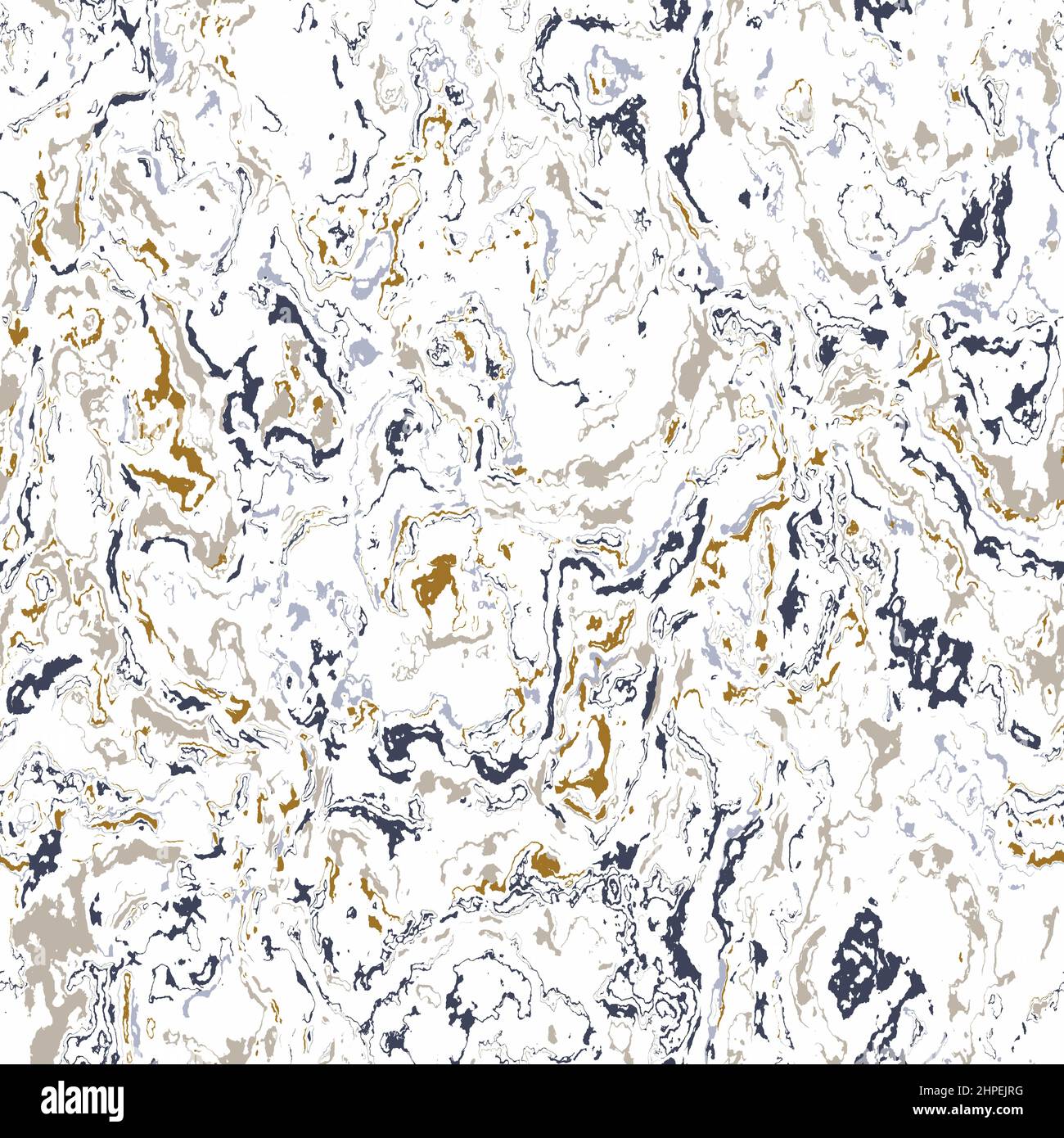 White tonal marbled seamless texture. Irregular pale ink blotch paint ...