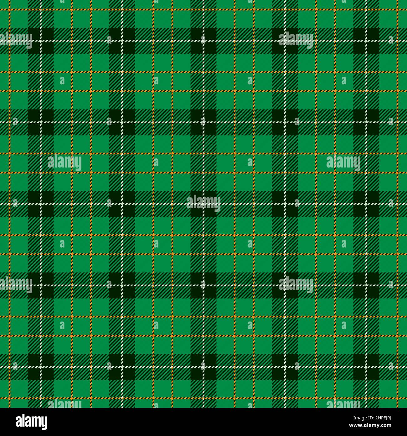 St. Patrick's Day seamless pattern. Tileable vector background in Irish ...