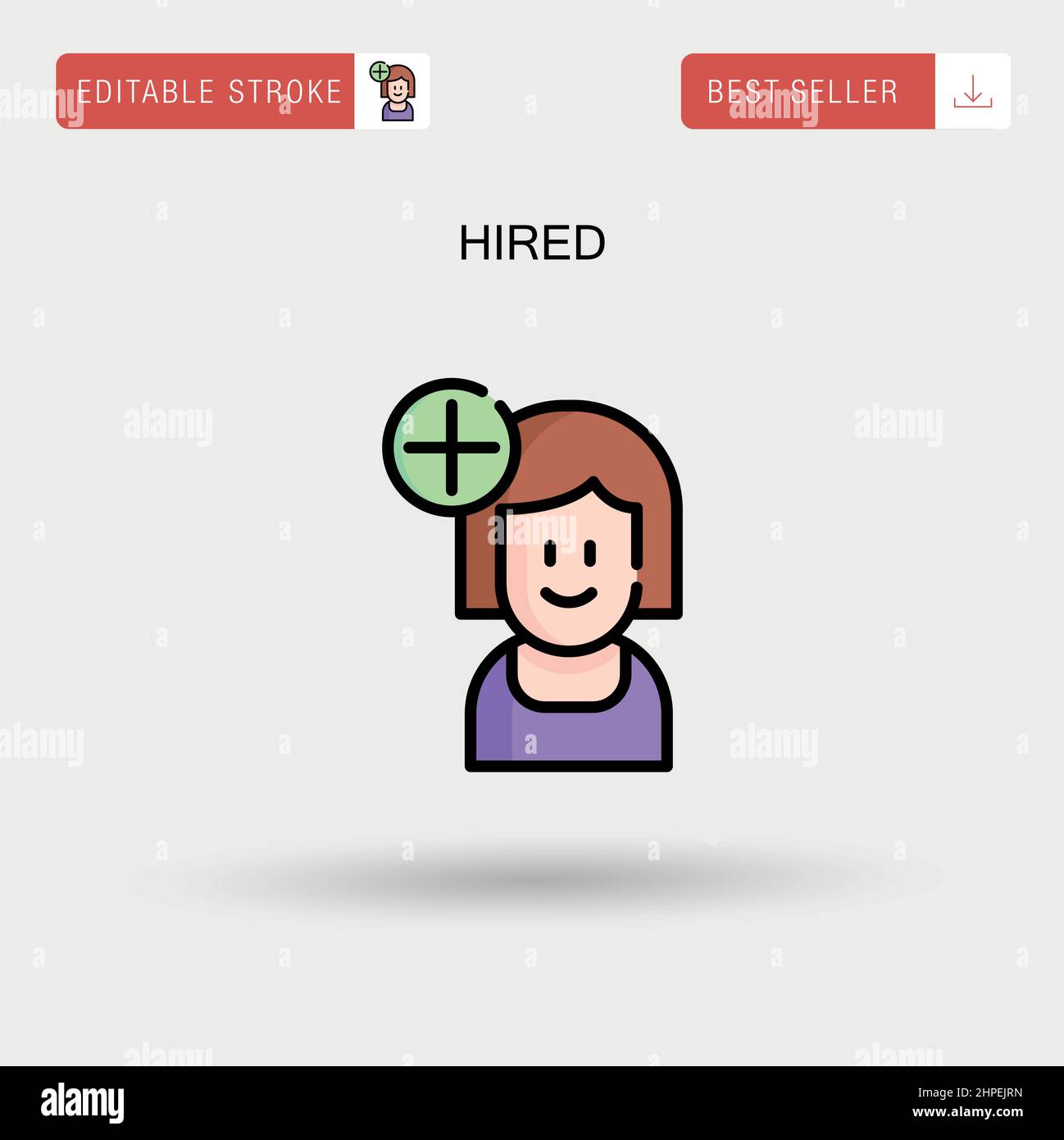 Hiring icon Stock Vector Images - Alamy