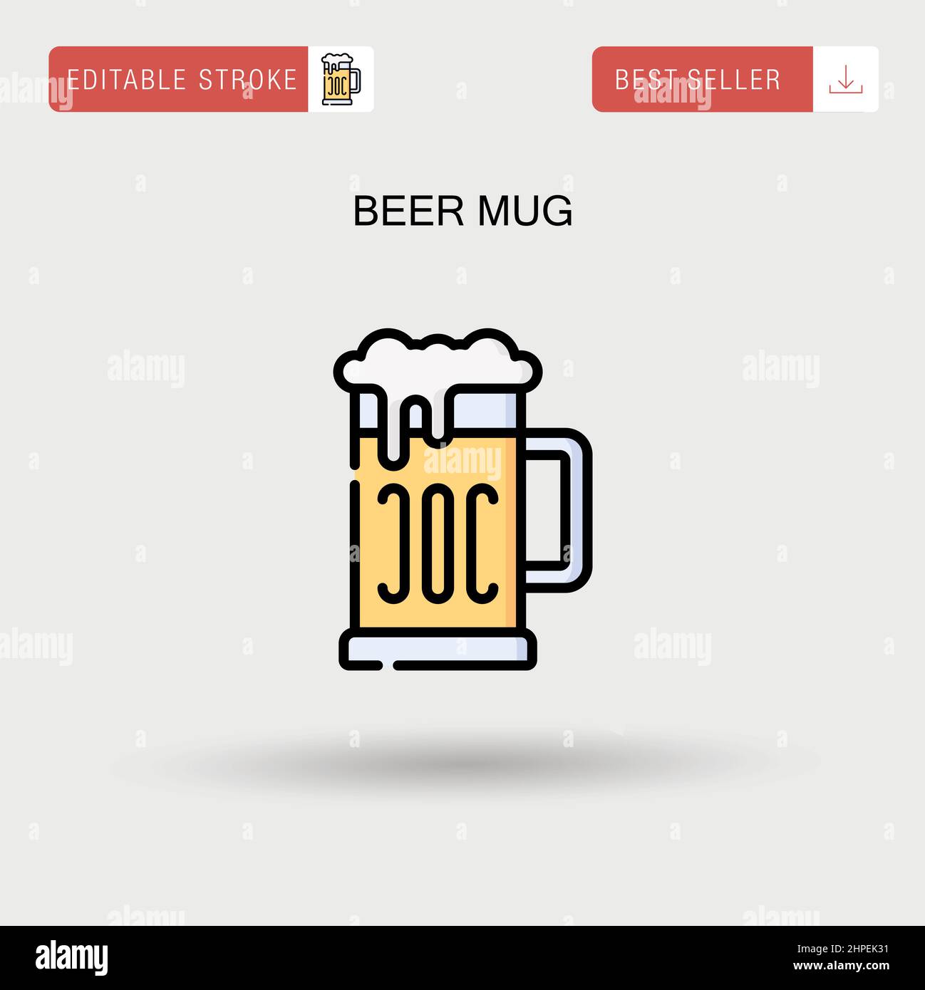 Beer glass toast Stock Vector Images - Alamy