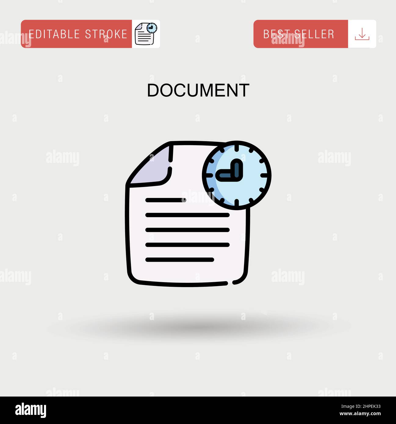 Document Simple vector icon Stock Vector Image & Art - Alamy
