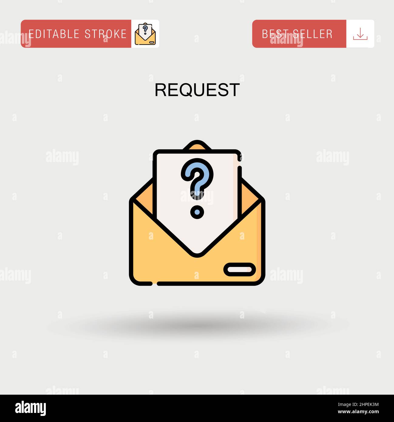 Request Simple vector icon Stock Vector Image & Art - Alamy