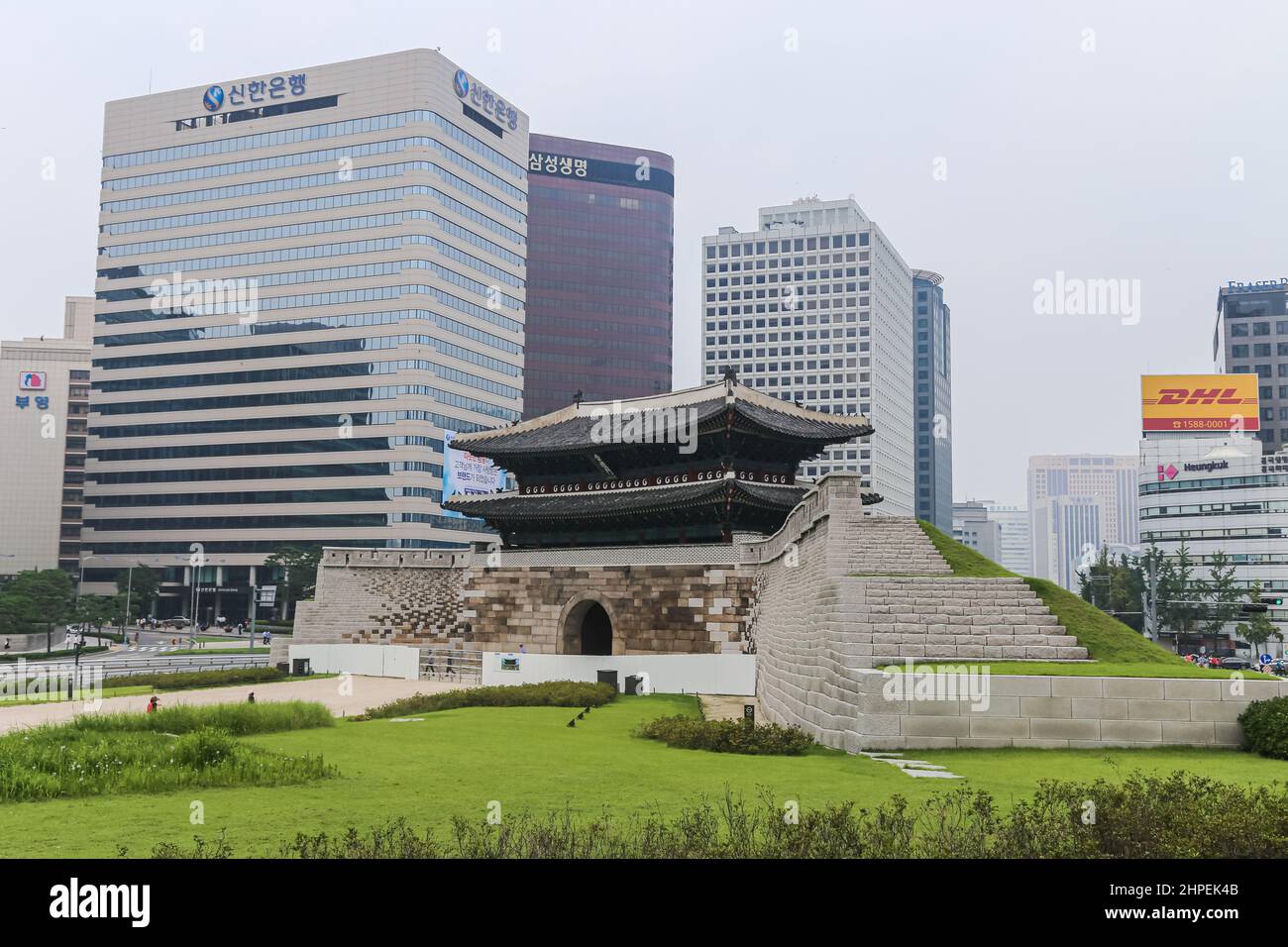 Seoul, South Korea - July 26, 2020 - Paldalmun Gate is the southern ...