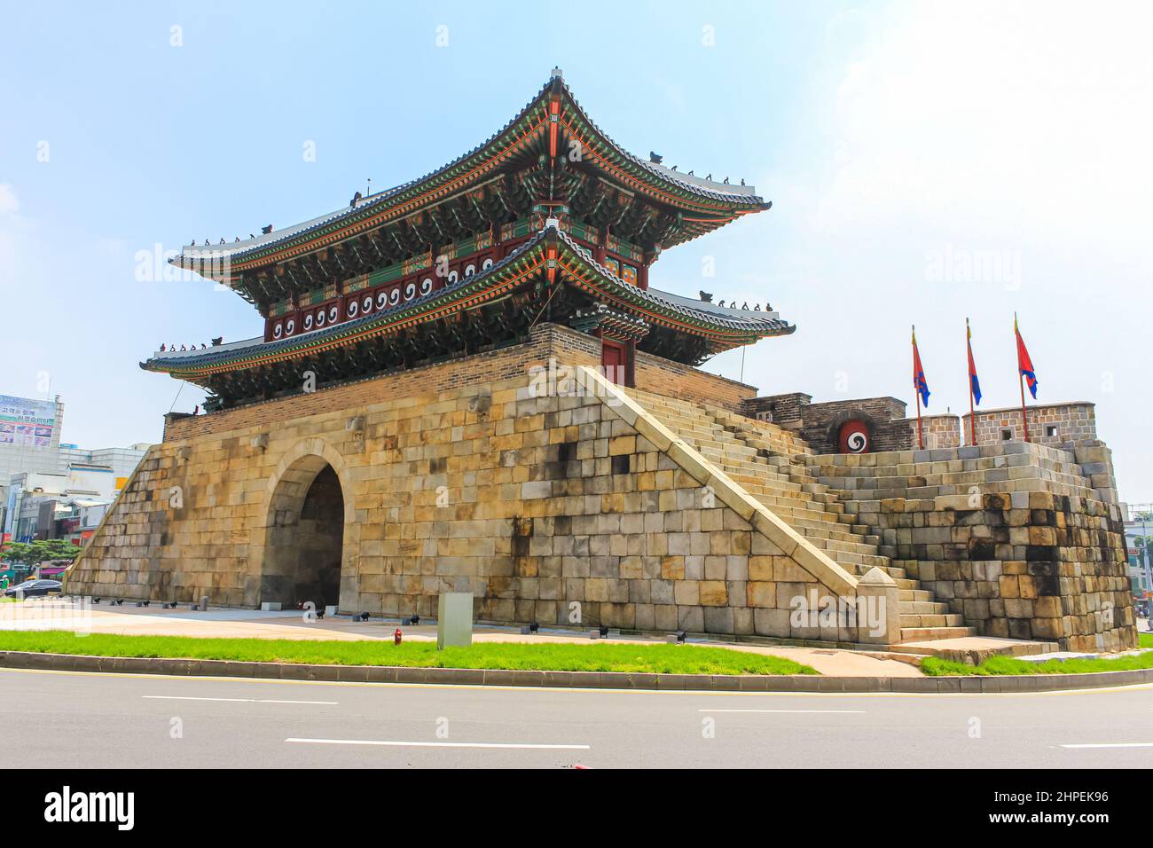 Seoul, South Korea - July 26, 2020 - Paldalmun Gate is the southern ...