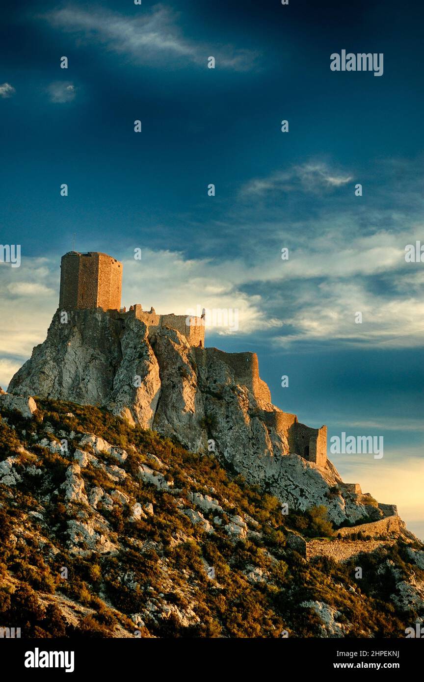 Cathare casttle hi-res stock photography and images - Alamy