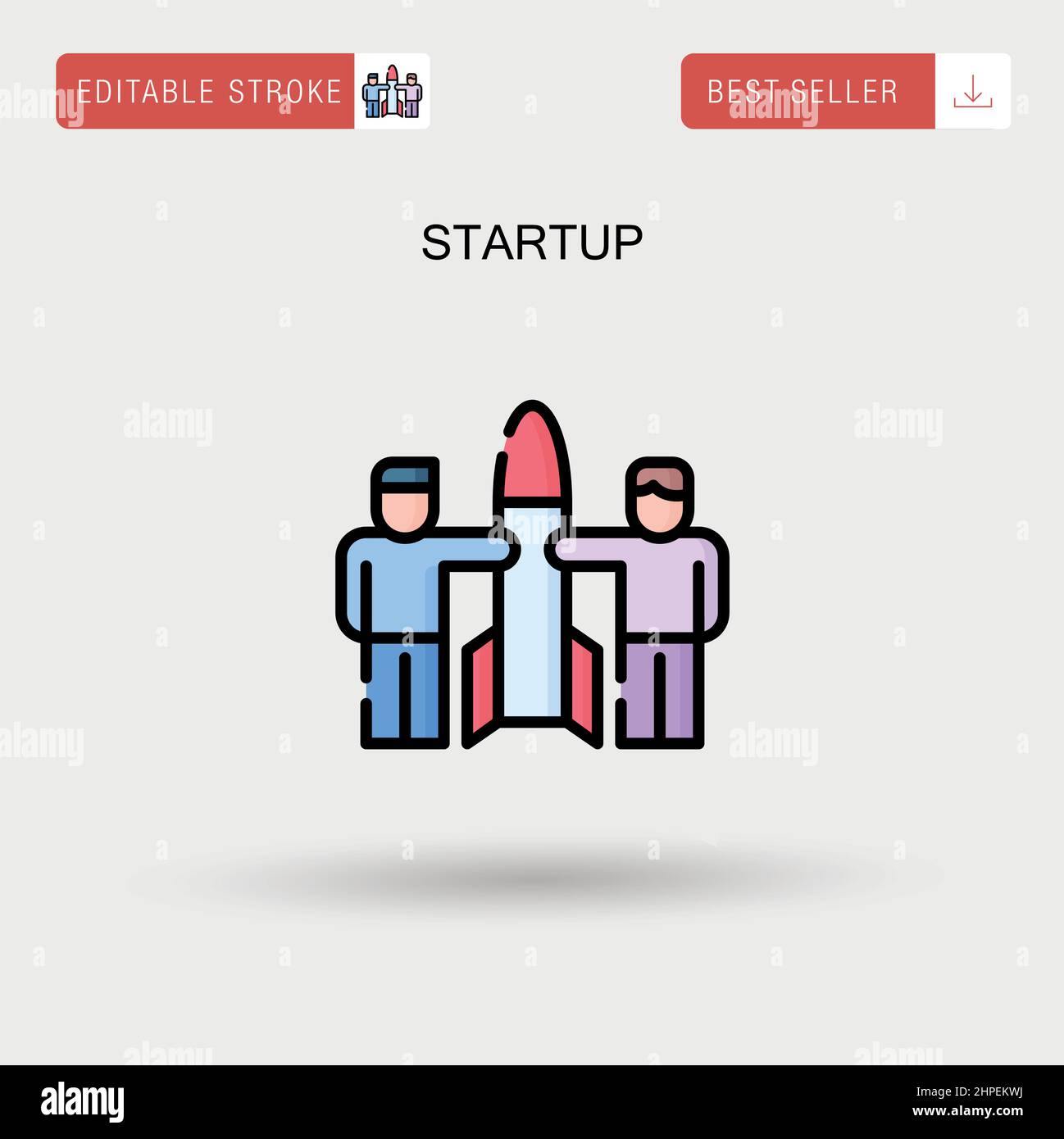 Creative startup workplace Stock Vector Images - Alamy