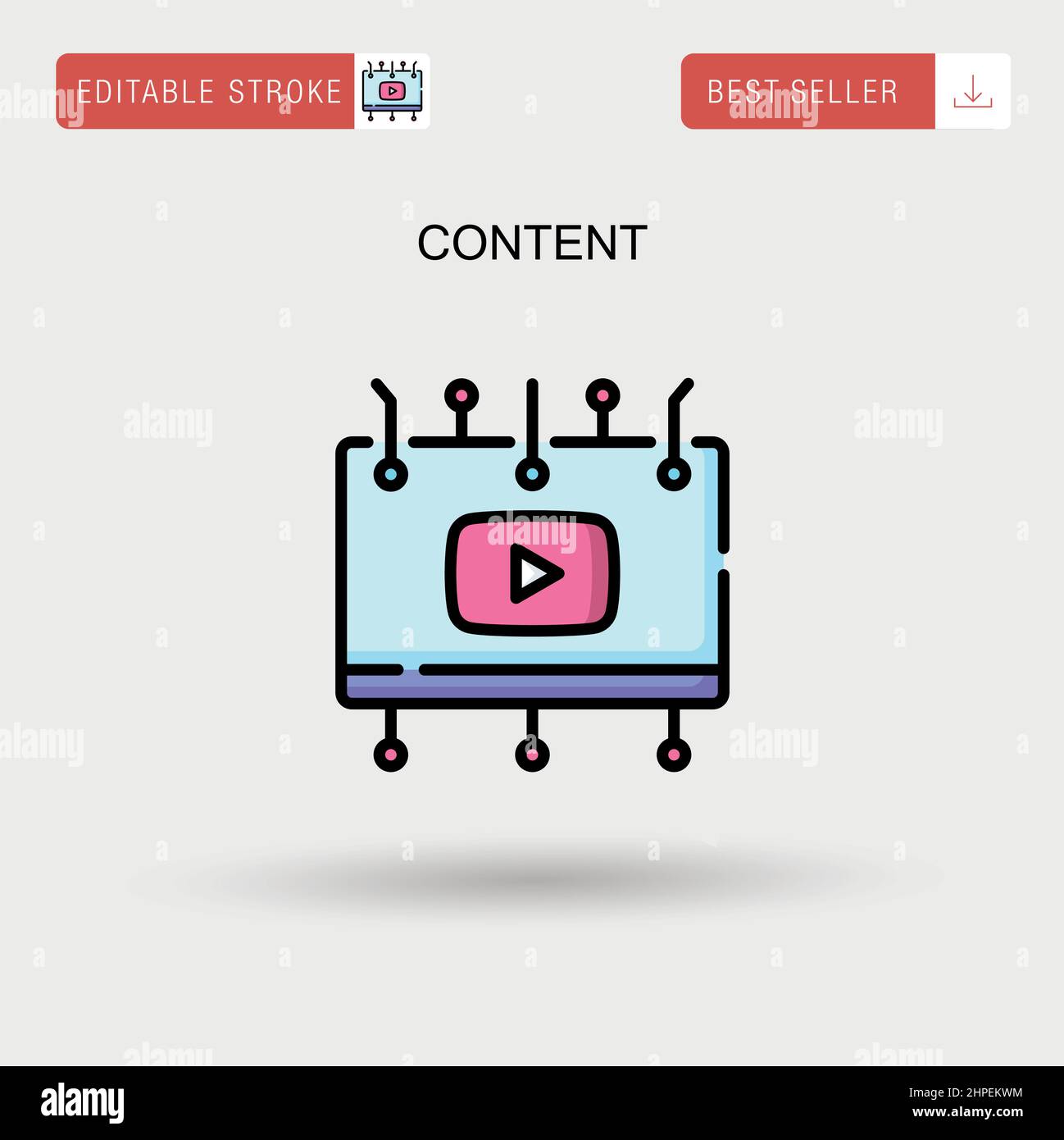 Content strategy concept Stock Vector Images - Alamy