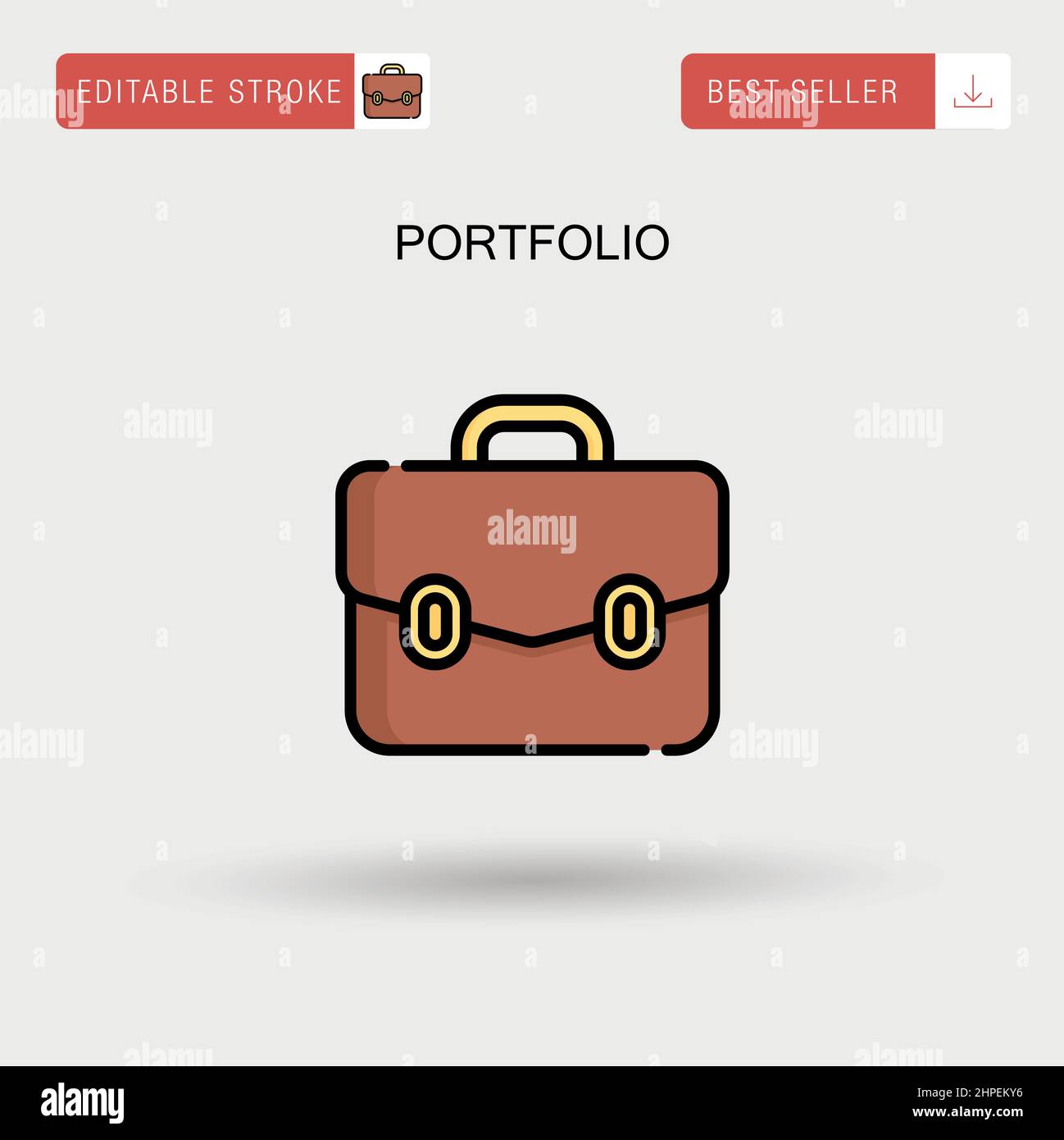 Portfolio Book Stock Vector Images - Alamy