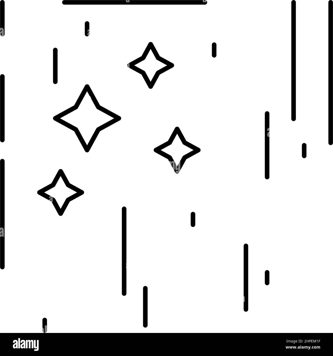 polished concrete line icon vector illustration Stock Vector Image ...