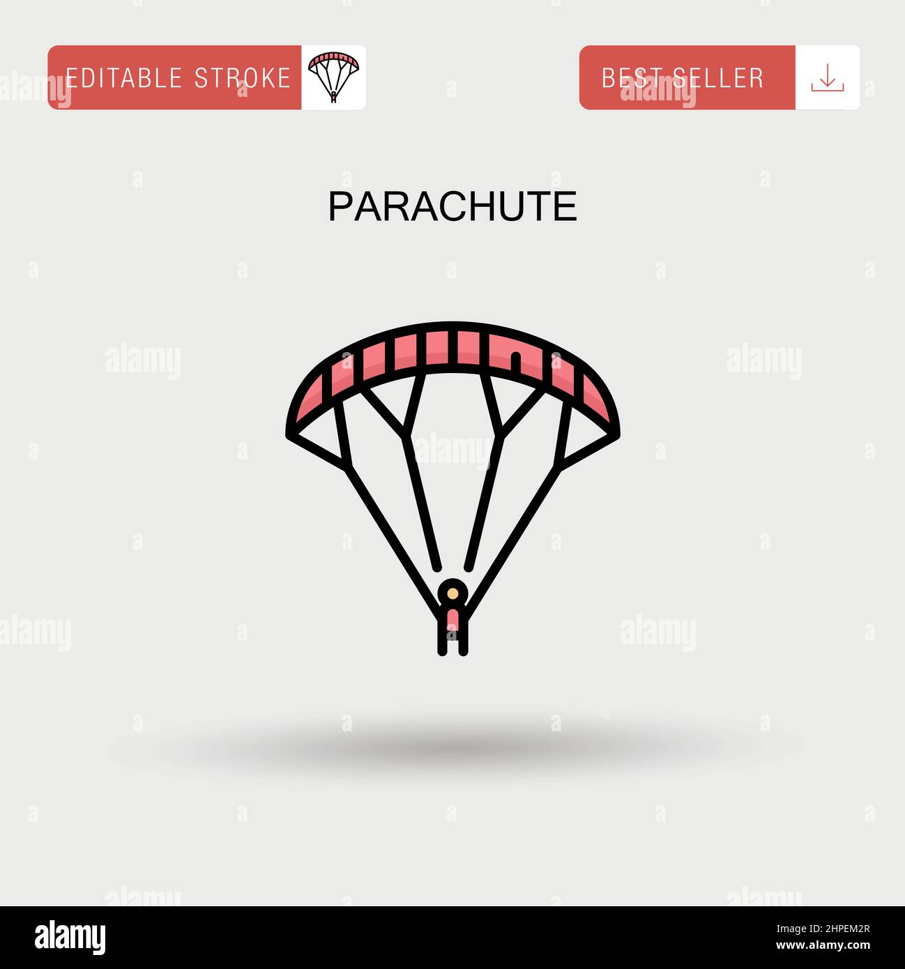 Parachute design Stock Vector Images - Alamy