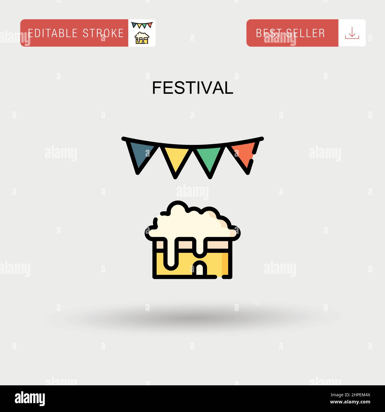 Festival Simple vector icon Stock Vector Image & Art - Alamy