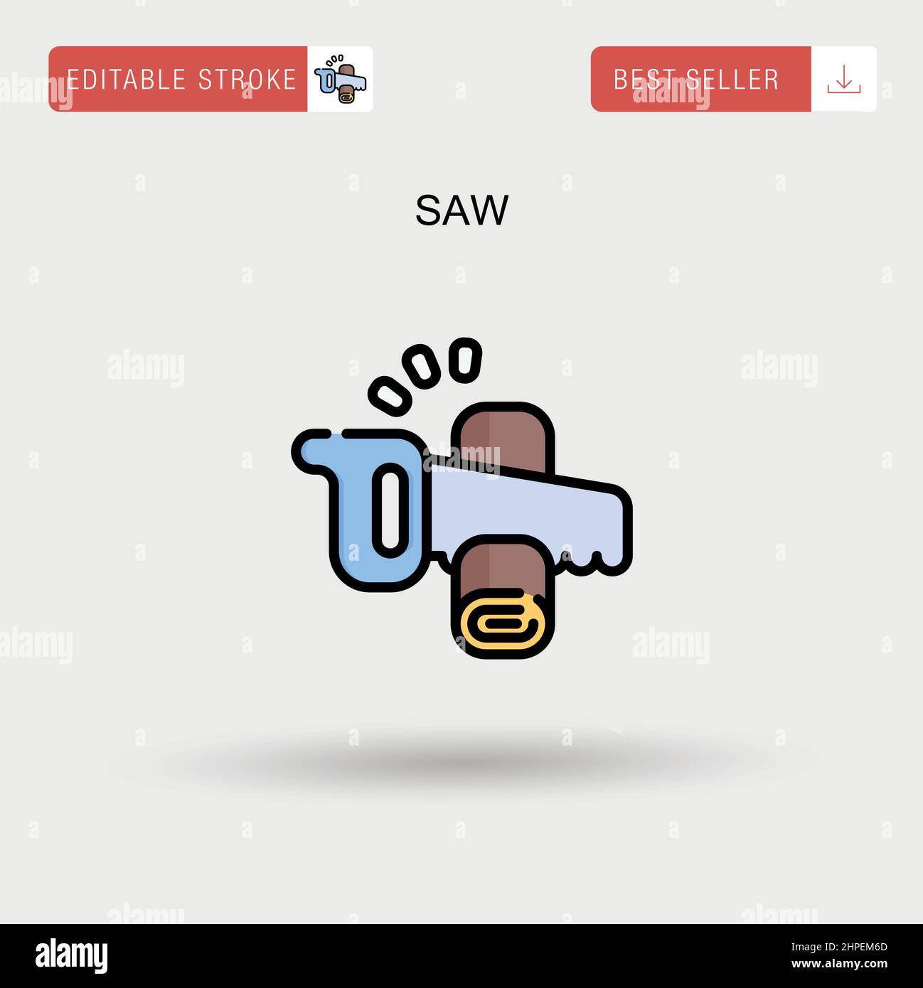 Wood sawing machine construction Stock Vector Images - Alamy