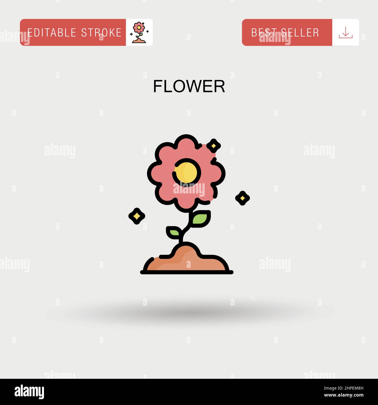 Flower garden Stock Vector Images - Alamy