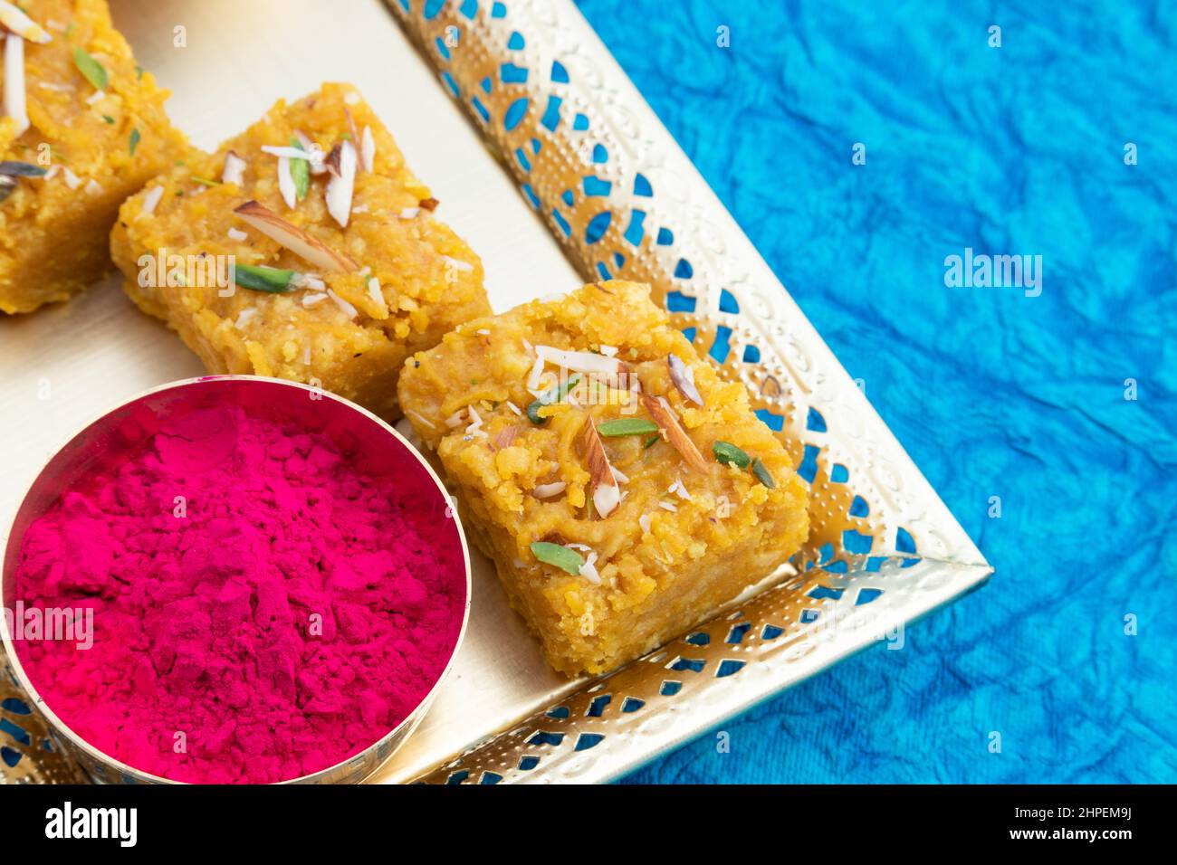 Exotic Indian Sindhi Mithai Sev Badam Halwa Burfi Barfee Or Barfi ...