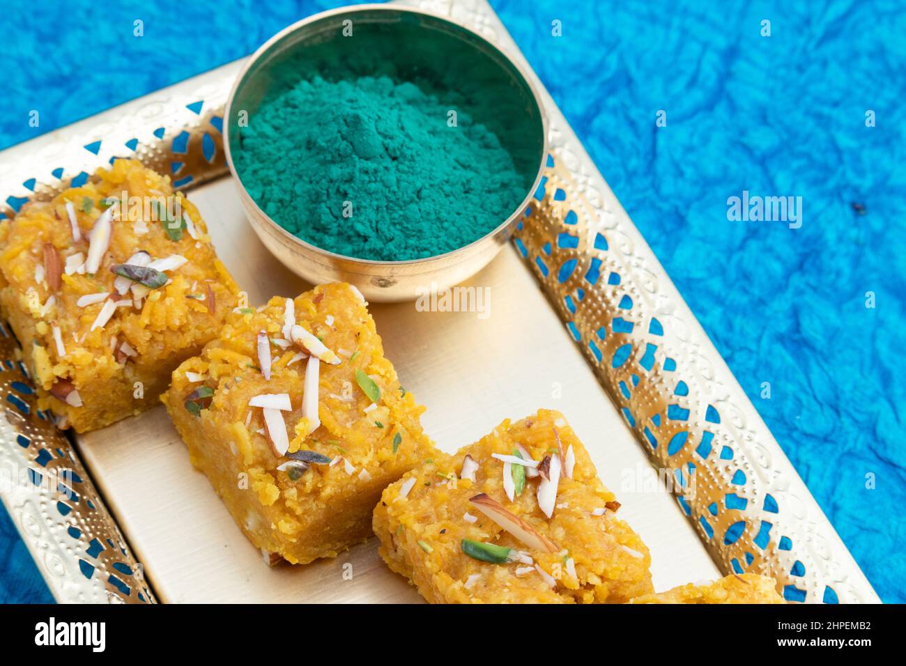 Exotic Indian Sindhi Mithai Sev Badam Halwa Burfi Barfee Or Barfi ...
