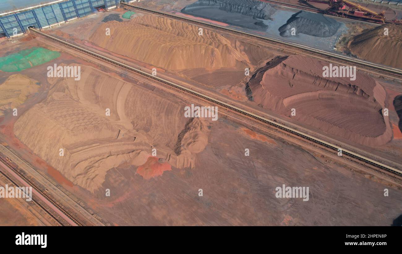 SUZHOU, CHINA - FEBRUARY 21, 2022 - An aerial photo taken on February ...