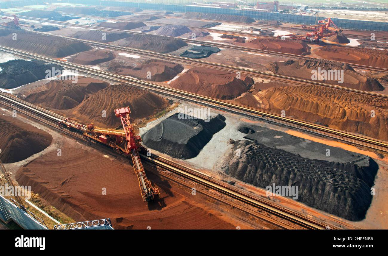 SUZHOU, CHINA - FEBRUARY 21, 2022 - An aerial photo taken on February ...