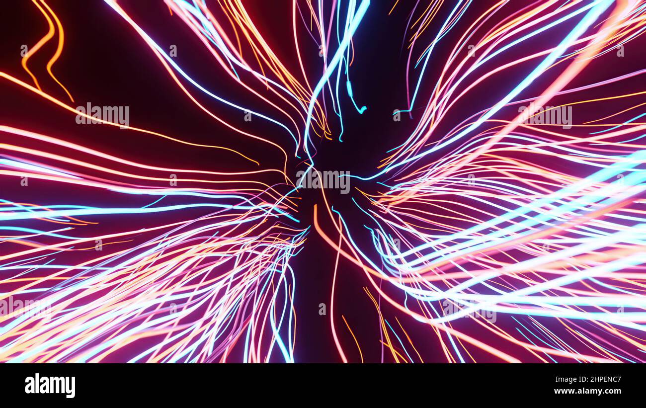 3d illustration - Sci-fi motion graphic background Stock Photo - Alamy