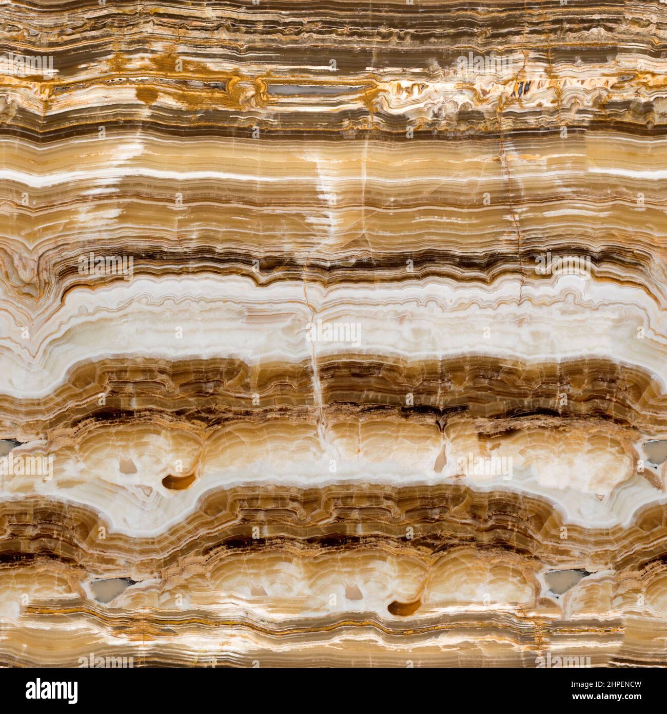 Bright saturated onyx texture with beige tone. Seamless square ...