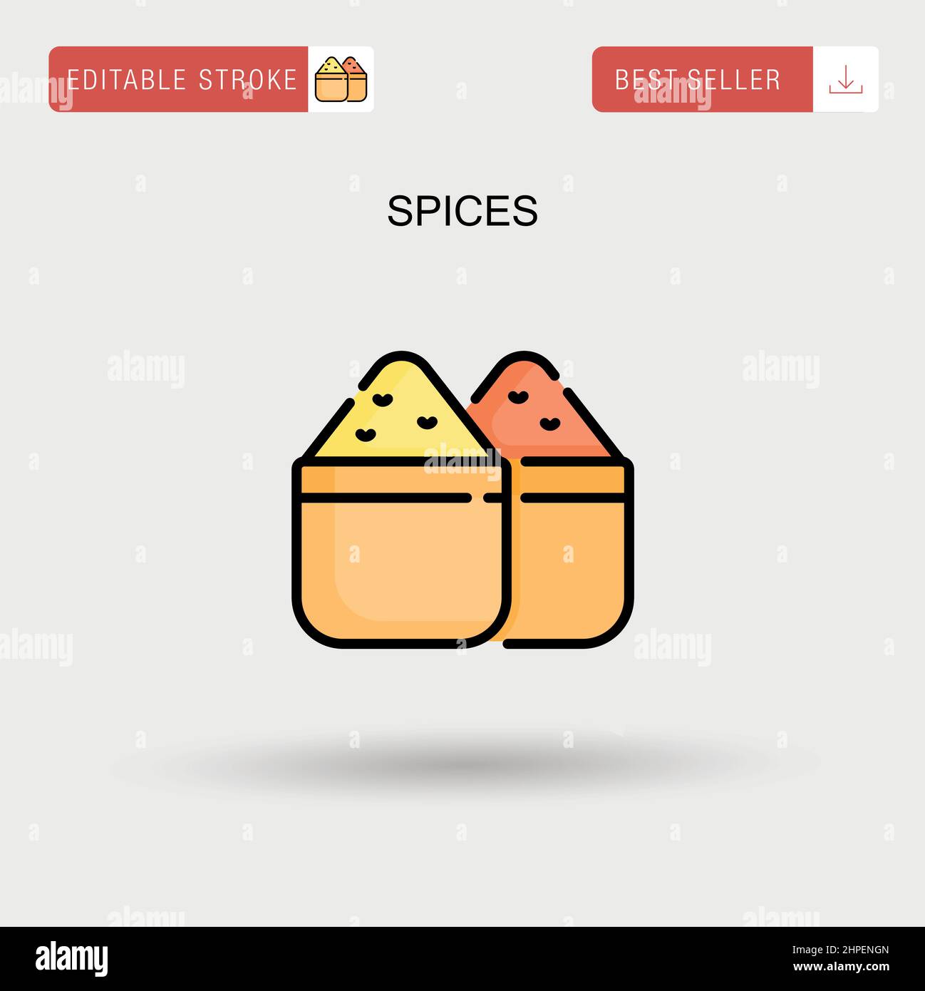 Ground chili powder dry Stock Vector Images - Alamy