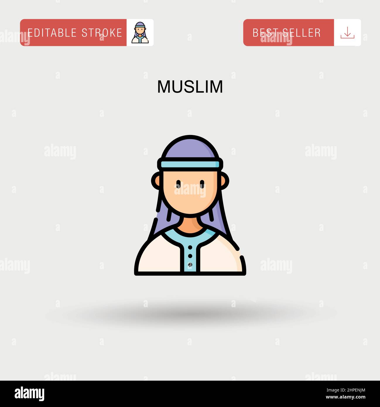 Muslim hijab Stock Vector Images - Alamy