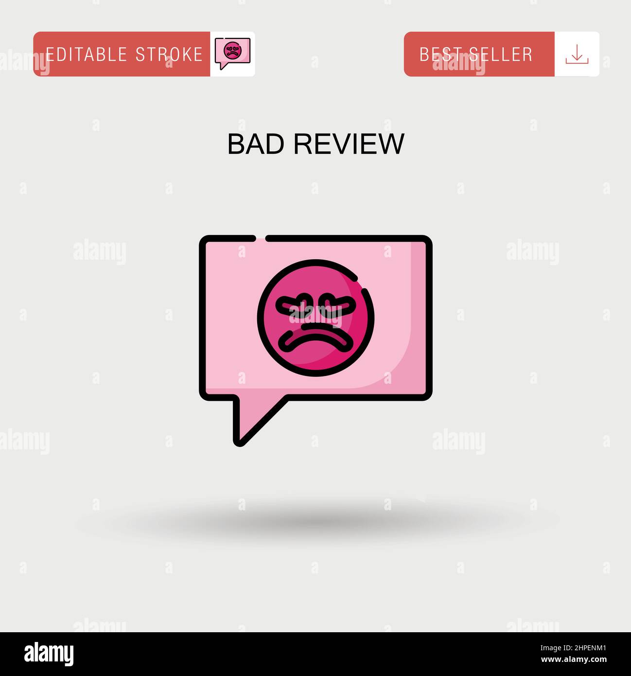 Negative evaluation Stock Vector Images - Alamy