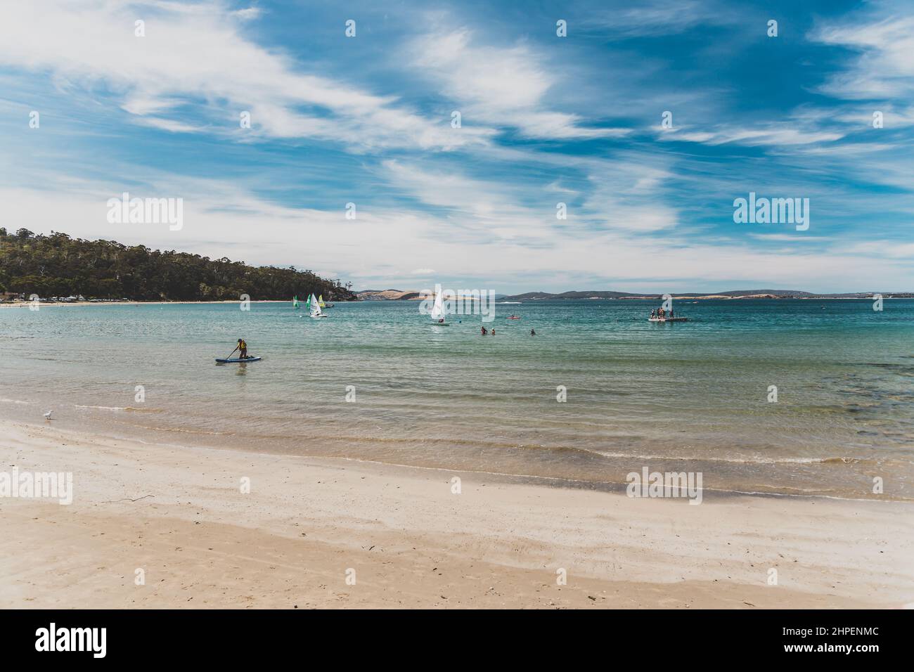 HOBART, TASMANIA - 19th February, 2022: beautiful scenary of the ...
